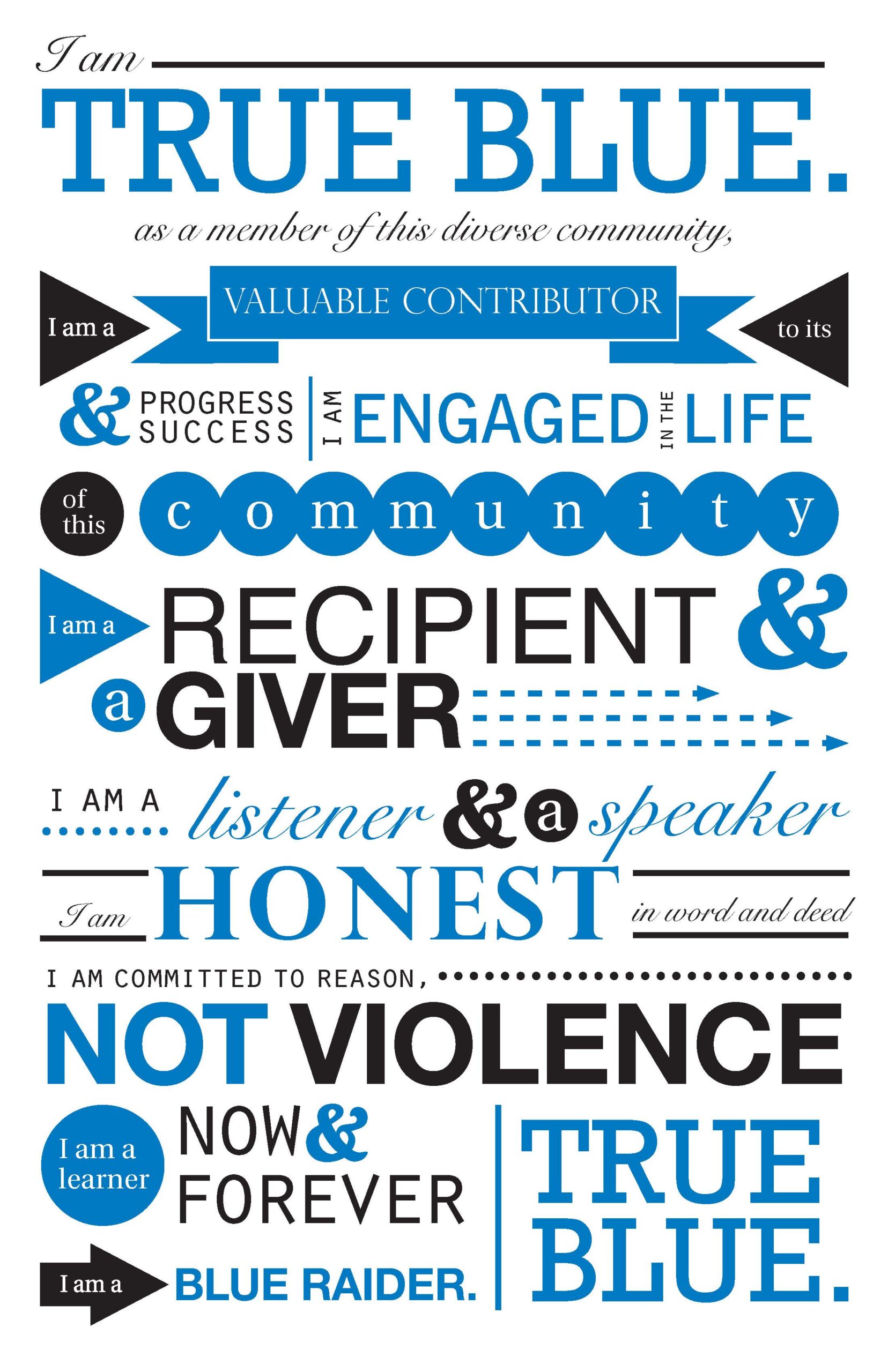 The True Blue Pledge – True Blue